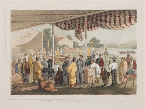 Mobs 黒船ミュージアム 166年前の黒船来航。ペリーはたくさんのお土産を日本に持ってきました。それを披露し