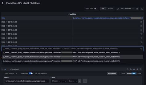Monitoring Solution With Vertica And Prometheus Using Grafana