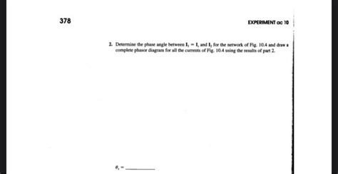 Solved Part 2 R C Series Parallel Network A Construct The