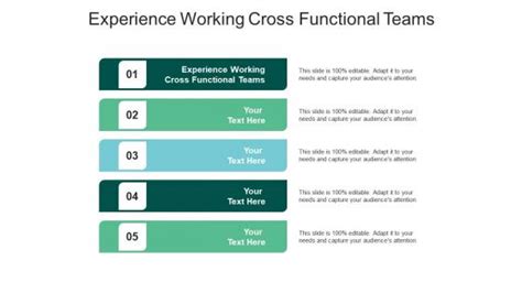 Experience Working Cross Functional Teams Powerpoint Presentation And Slides Slideteam