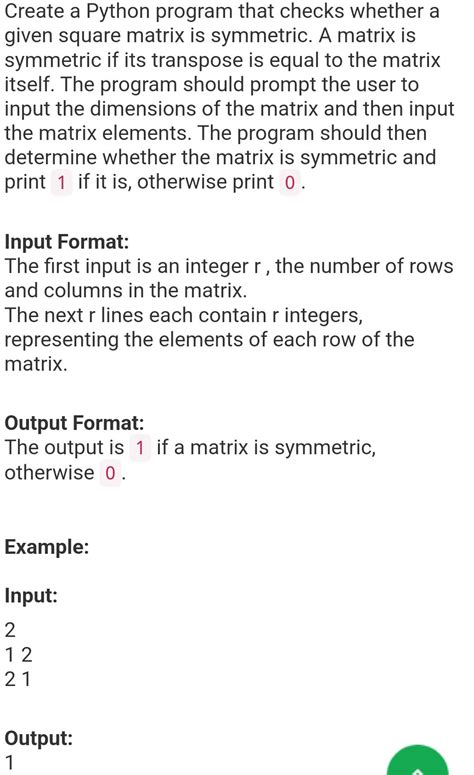 Create A Python Program That Checks Whether Studyx