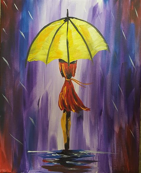 Rain Umbrella Art