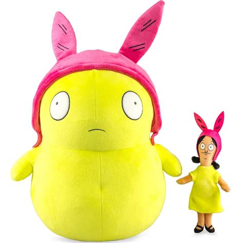 Bobs Burgers Kuchi Kopi And Louise 16 Inch Hugme Shake Action Plush