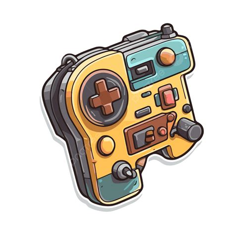Cartoon Game Control Icon Vector Illustration Clipart Cartoon Clipart