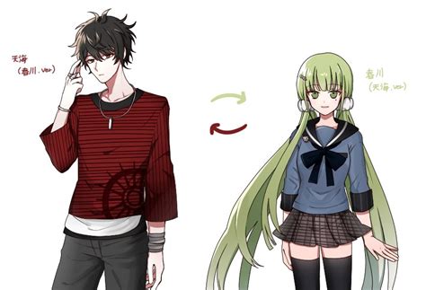 Harukawa Maki And Amami Rantaro Danganronpa And 1 More Drawn By Taako