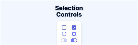 selection controls ui 구성하기 네이버 블로그
