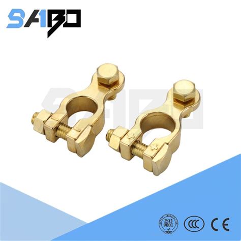 Brass And Copper Battery Terminals Connector Positive And Negative Gender
