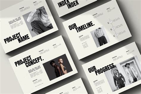 Project Proposal Brochure Landscape Template Behance