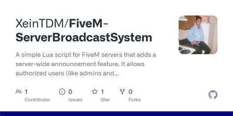 github xeintdm fivem serverbroadcastsystem a simple lua script for