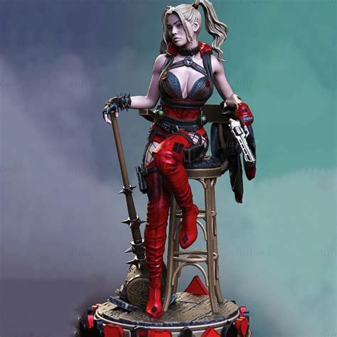 Harley Quinn 3d Model Ready To Print Stl