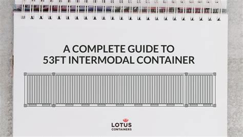 A Complete Guide To 53ft Intermodal Container