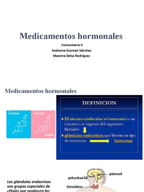 Medicamentos Hormonales Pdf
