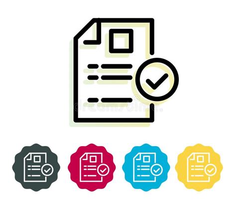 Document Verification Icon Stock Illustration Illustration Of Interview Service 272979323