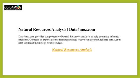 Ppt Natural Resources Analysis Powerpoint Presentation Id12318869 Ppt Natural Resources Analysis Powerpoint Presentation Id12318869