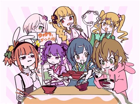Sakurano Mimito Inubousaki Shian Minakami Hina Hidaka Reina