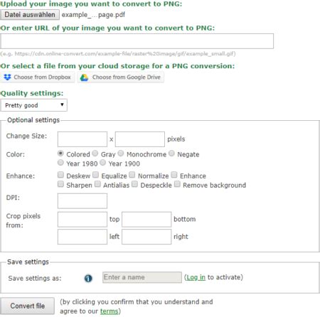 How To Convert PDF To PNG Tutorial Online File Conversion Blog
