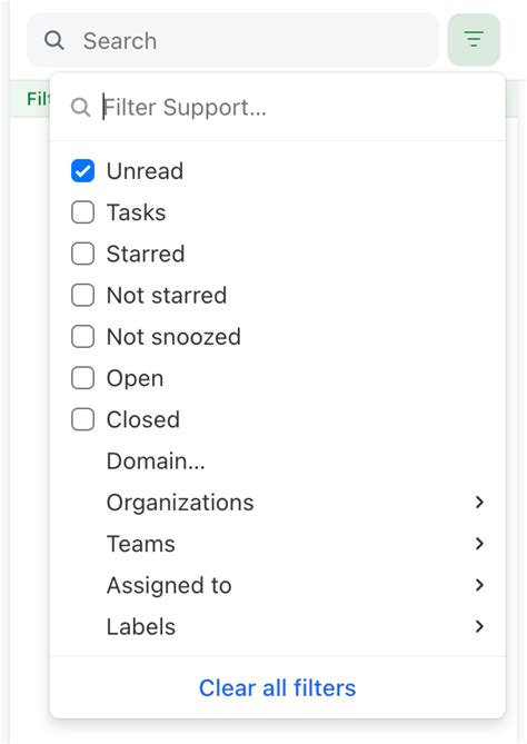 How Can I Filter Emails With Different States Such As Unread