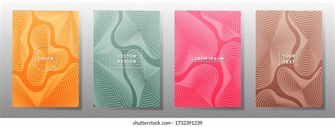 Curve Topography Lines Patterns Vector Creative Stock Vector Royalty