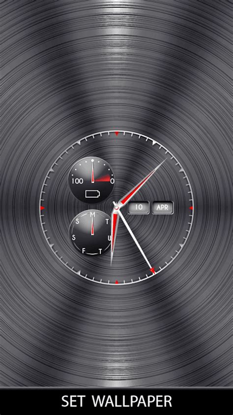 Live Clock Wallpaper Designs APK для Android Скачать