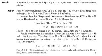 Answered A Relation R Is Defined On Z By X R Y If X Y Is Even Bartleby