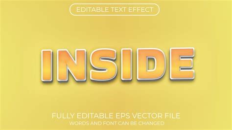 Premium Vector Inside Text Effect