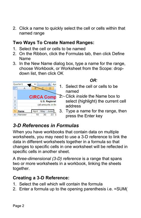 Excel Formula And Function Basics Pdf