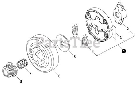 Echo Cs 3510 Echo Chainsaw Sn C82015001001 C82015999999 Clutch Parts Lookup With Diagrams