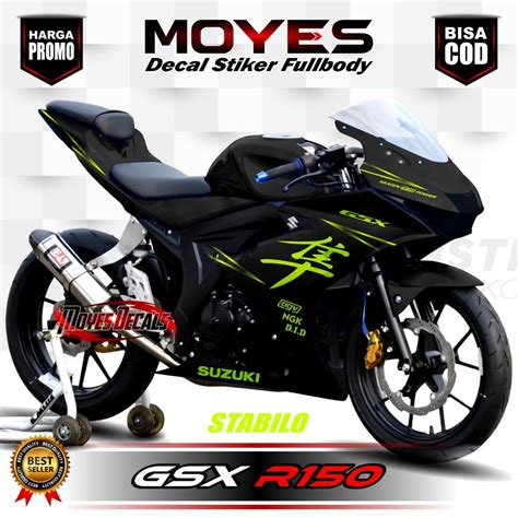 Jual New Decal Gsx R150 Full Body Stiker Gsx R150 Full Body Decal Gsx