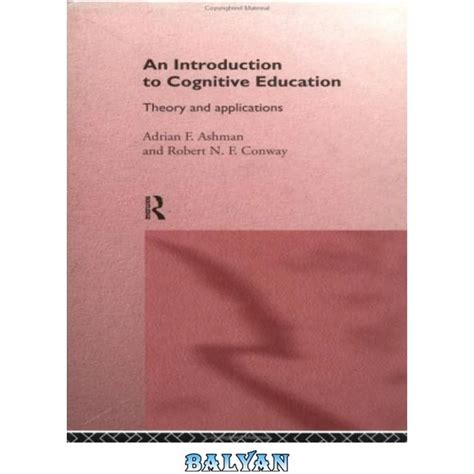 خرید و قیمت دانلود کتاب An Introduction To Cognitive Education Theory