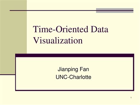 Ppt Time Series Data Visualization Techniques And Approaches