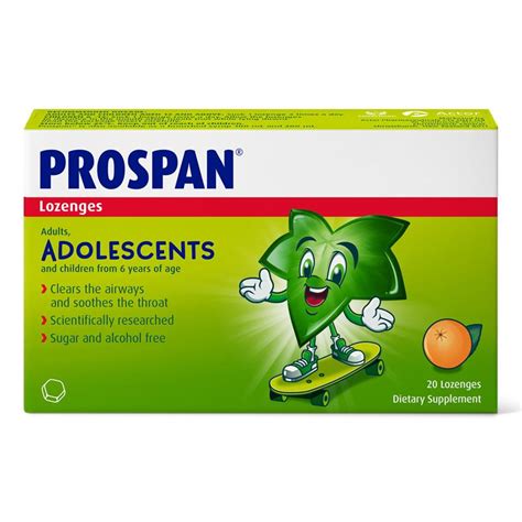 Buy Prospan Adolescents 20 Lozenges Online At Chemist Warehouse®