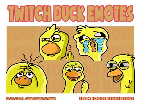 Duck Emotes Twitch Duck Emotes Bird Discord Twitch Sad Confused Sus