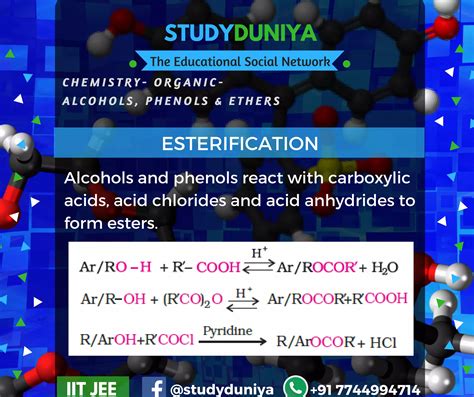 Alcohols Phenols And Ethers Pdf Chemistry Science