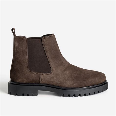 Cognac Leather Chelsea Boots With Cut Outs Ankle Boots Men Eram