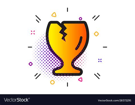 Fragile Package Icon Delivery Service Royalty Free Vector