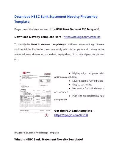 Pdf Uk Hsbc Bank Statement Template Download Ms Word File Pdf Document