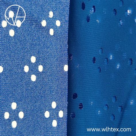 Polyester Spandex Atlas Punch Holes Mesh Fabric Wlh Tex