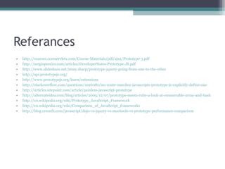 Prototype Js PPT
