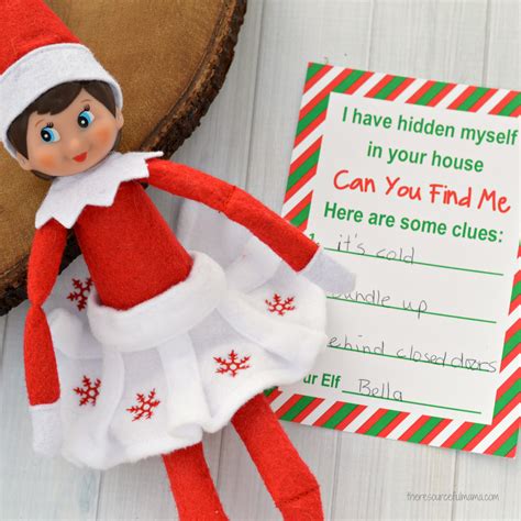 Elf On The Shelf Hide And Seek The Resourceful Mama