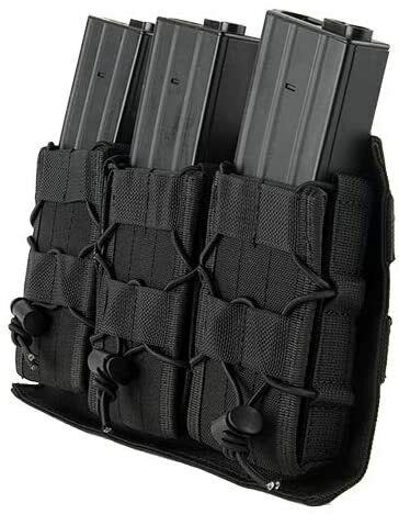 The Mercenary Company Molle 223 308 Rifle Magazine Triple Pouch Placard
