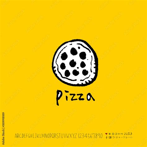 손으로 그린 알파벳 일러스트 Stock Vector Adobe Stock