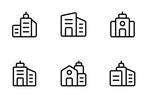 Buildings Architecture Icon Pack 49 Free Download Buildings Icons Iconscout