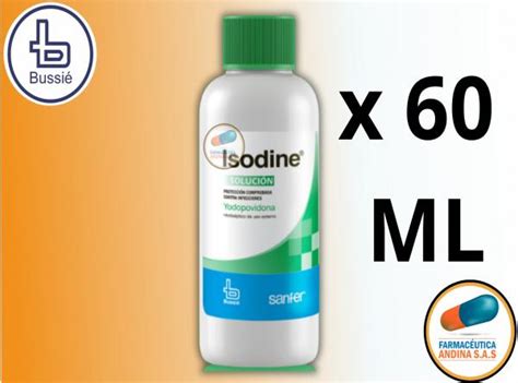 Yodopovidona Solucion Frasco X 60 Ml Isodine Bussie Sanfer