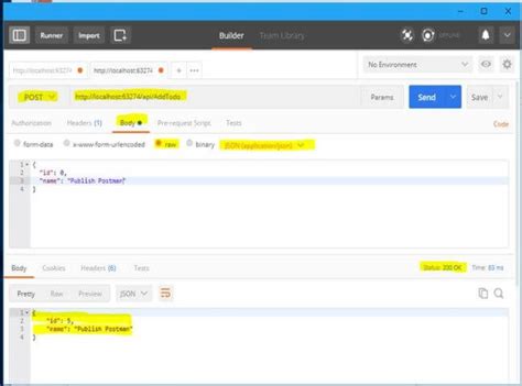 How To Use Postman With Asp Net Core Web Api Testing