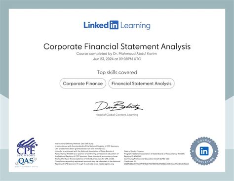 dr mahmoud abdul karim on linkedin certificate of completion