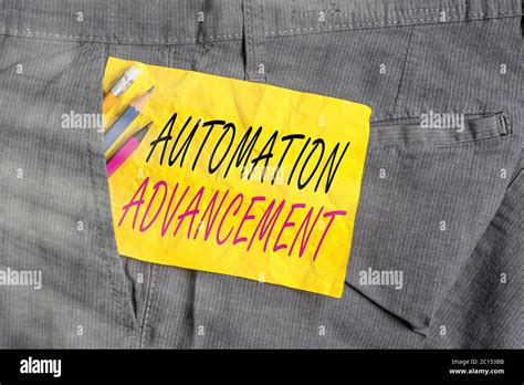 Word Writing Text Automation Advancement Business Photo Showcasing Growth Use Of Control