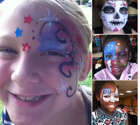 Fourth Of July Face Paint By Funfacesballoon On Deviantart