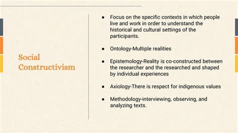 Philosophical Assumptions And Interpretive Frameworks Pptx Science