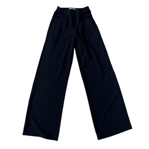 The Kript Womens Black Trousers Depop