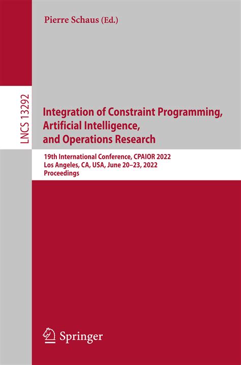 Integration Of Constraint Programming Artificial Intelligence And